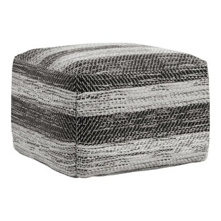 Clay Square Pouf - Transitional - Floor Pillows And Poufs - by Simpli Home Ltd. | Houzz