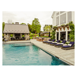 Infinity Edge Elements - Hedgerow, PA - Contemporary - Pool ...