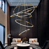 Akari Swirl Rings LED Chandelier Pendant Light - Modern - Chandeliers ...