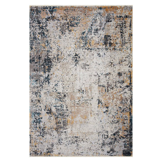 Loloi Leigh Lei-04 Transitional Silver/Multi 2'7"x7'8" Rug, 2'7"x7'8 ...