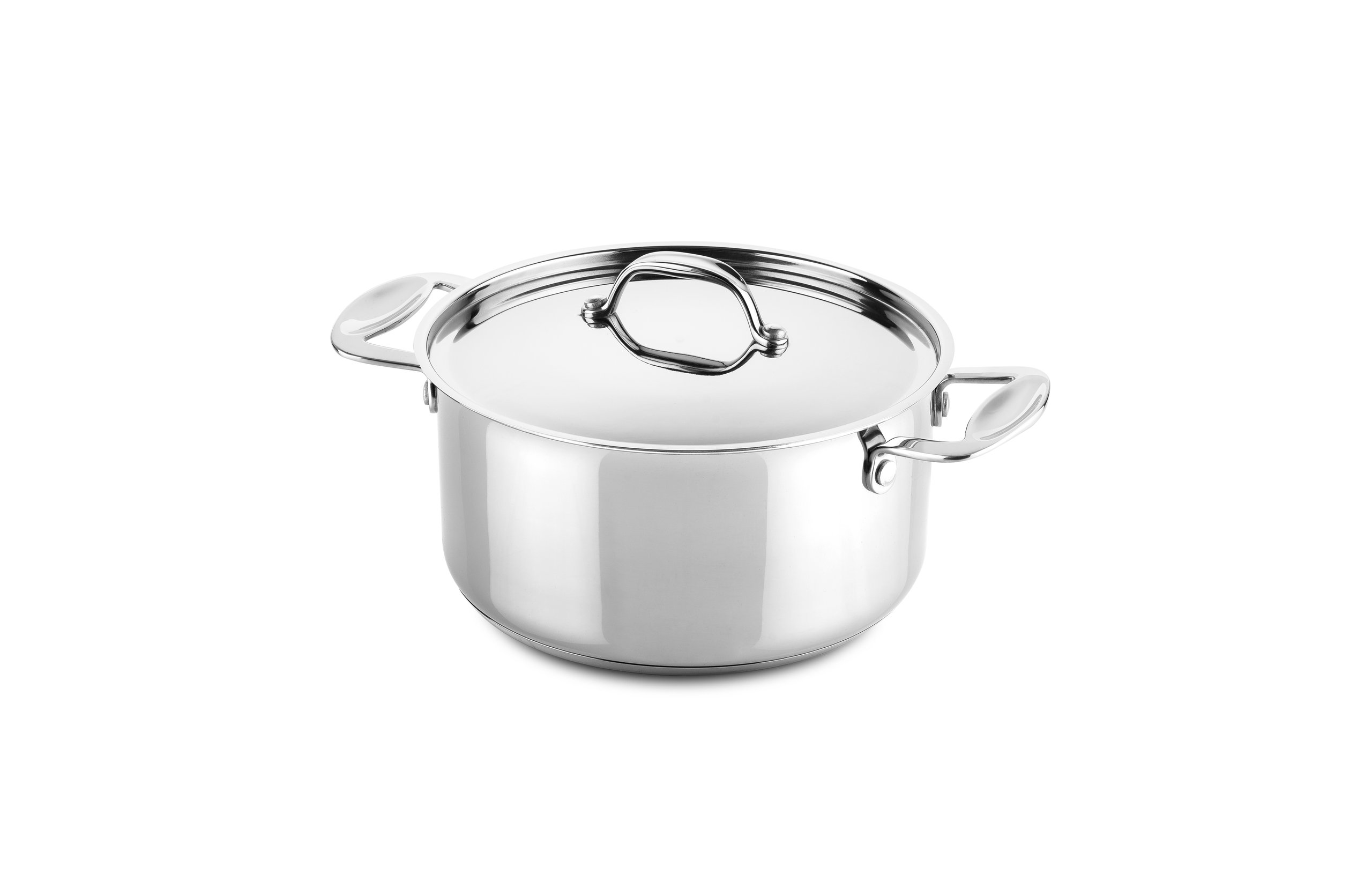 Glamour Diamond Casserole Dish Dual Handles, 8"dia - Contemporary ...