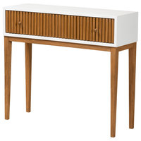 Lari Two-Tone 1-Drawer Console Table - Transitional - Console Tables ...