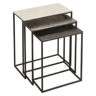 Manisa Accent Tables Set of 3, Small - Industrial - Coffee Table Sets ...