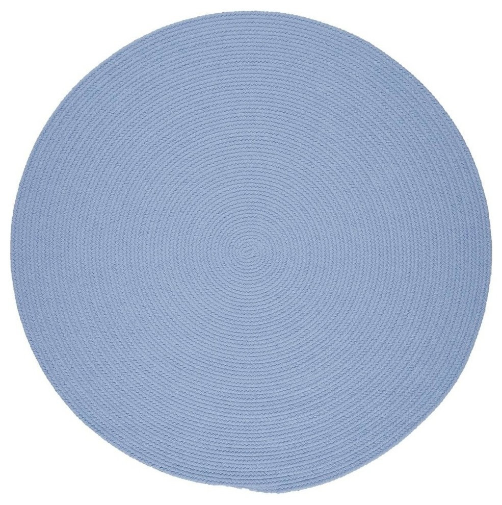 WearEver Poly Rug, Hydrangea, 6' Round, 6' Round - Contemporary ...