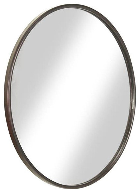 Modern Round 30-inch Mirror - Transitional - Bathroom Mirrors - by ...