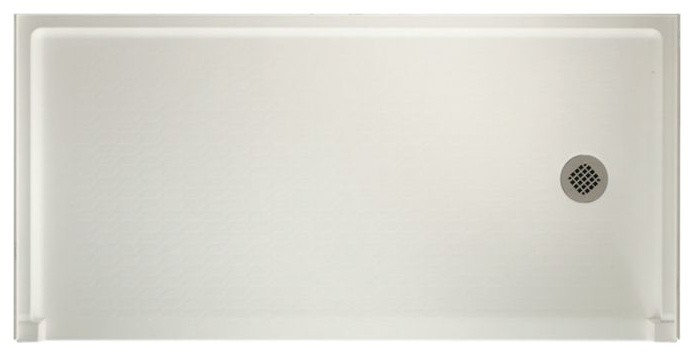 Swan 30.18x60.375x4.18 Veritek Shower Base, Right Drain - Contemporary ...