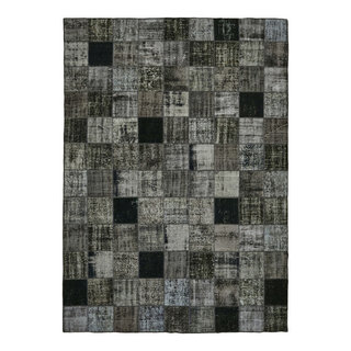 Rug N Carpet Vintage Handwoven Turkish 8'6"x11'8" Patchwork Area Rug ...