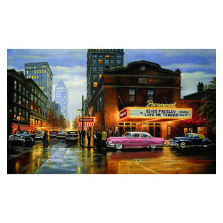 The Paramount Mural RA0104M, 126"x72" - Traditional - Wall Decals - by ...