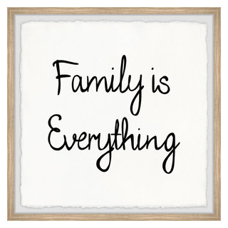"Family Is Everything III" Framed Painting Print, 24x24 - Contemporary ...