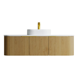 Pershing 60" Single Vanity 5 Pc Combo - Modern - Bathroom Vanities And ...