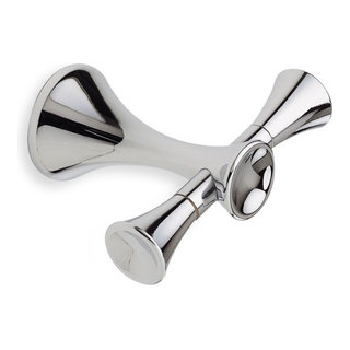 Chrome Double Robe Hook - Contemporary - Robe & Towel Hooks - by ...