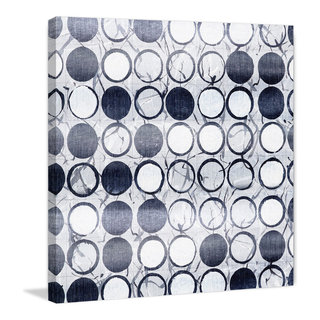"Circle Shades" Painting Print on Wrapped Canvas, 40x40 - Contemporary ...