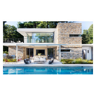 Scarsdale Pool House - Contemporary - Pool - New York - by Lucy Harris ...