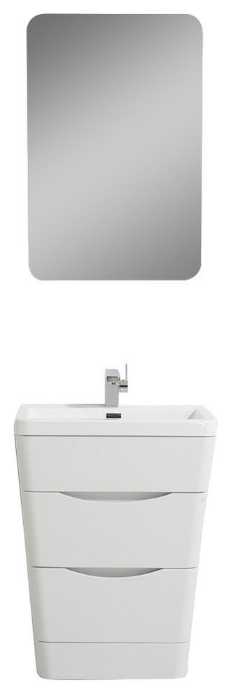 Venice 32" Vanity Set With Mirror, 142"x31.25"x31.5" - Contemporary ...