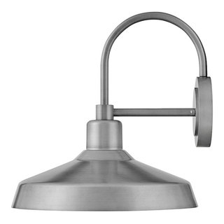 Hinkley Lighting Forge 1 Light Outdoor 16" Wall Mount, Aluminum ...