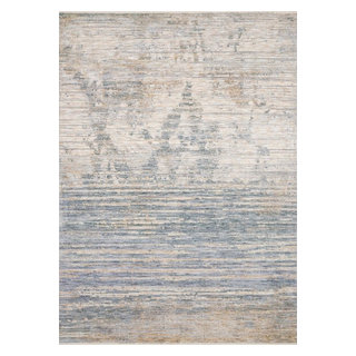 Ivory/Blue Pandora Rug, 2'x3'4" - Contemporary - Area Rugs - by ...