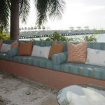 Blue Crab and Waves Lumbar Pillow - Beach Style - Decorative Pillows ...