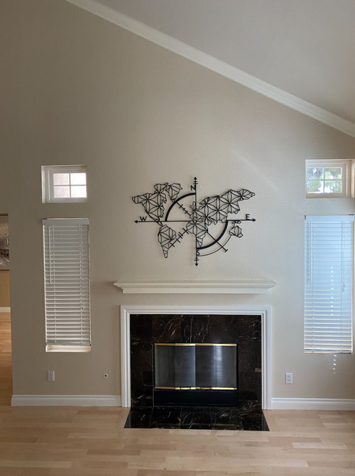 Masonite or MDF on textured walls