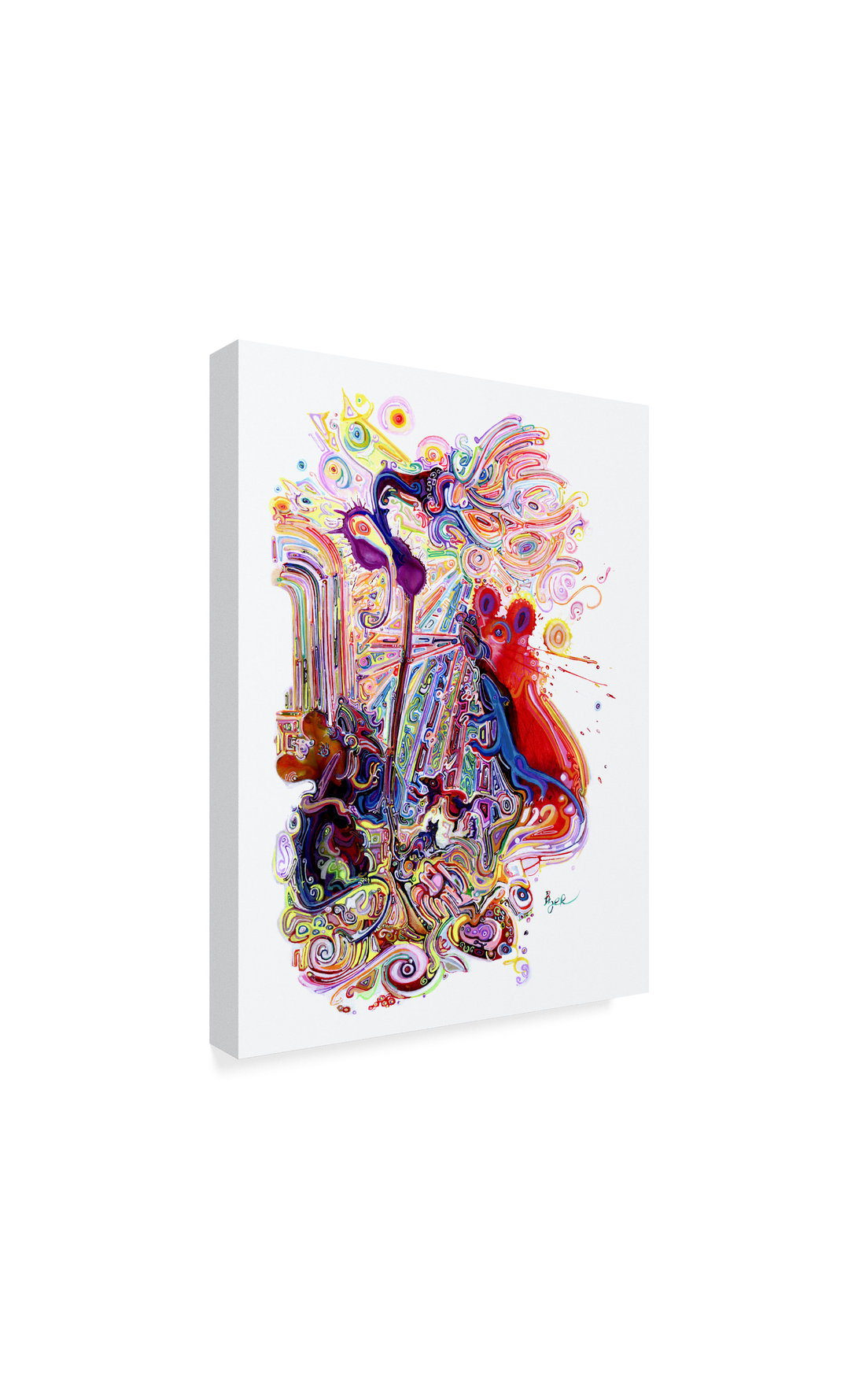 "The Believers" by Josh Byer, Canvas Art, 32"x24" - Contemporary ...