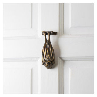 Renovators Supply Antique Brass Door Knocker Bat Design Brass Door ...