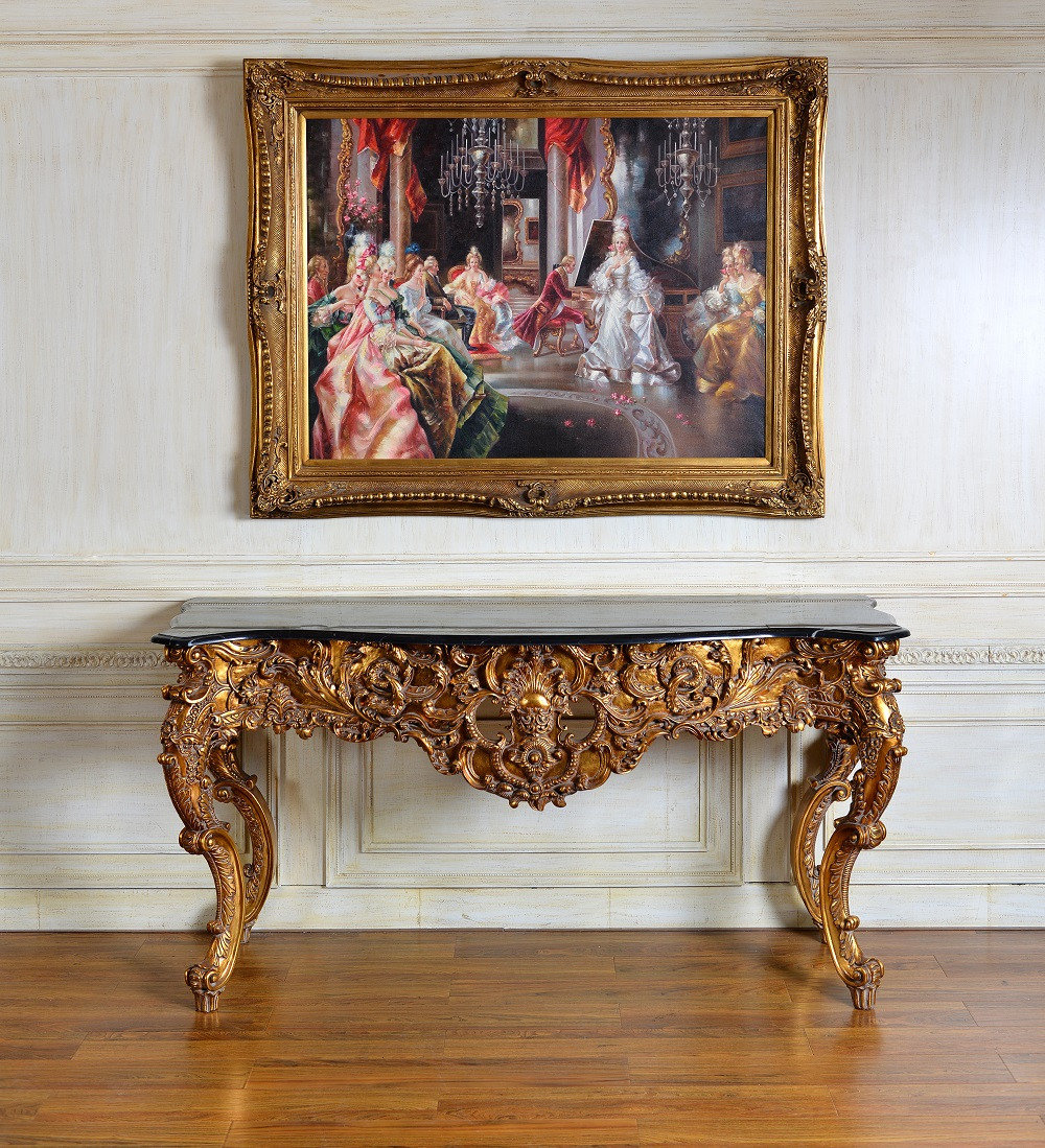 Infinity 72" Genuine Marble Console - Victorian - Console Tables - by ...