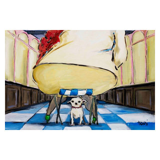 "Precarious" Painting Print on Canvas by Tori Campisi, 18"x12 ...