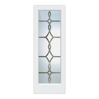 Front Doors - Diamond Beads Frosted Glass Design - 30" x 80 ...