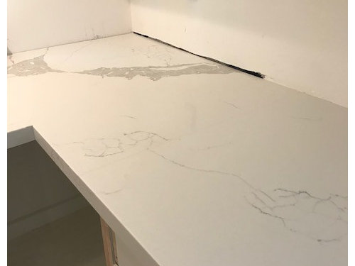 need opinions -- good seam or bad seam on quartz countertops ?? | Houzz ...