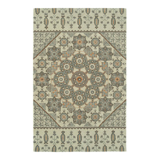 Kaleen Helena Collection Ivory Gray Area Rug 9'x12' - Area Rugs - by ...