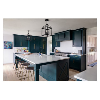 Classic Meets Modern Farm: Kitchen - Transitional - Kitchen - Kansas ...