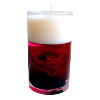 Red Rose Candle - Contemporary - Candles - by Artsy Candles | Houzz