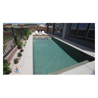 20 Pool Designs Under 600 sq ft - Pool - Las Vegas - by Paragon Pools ...