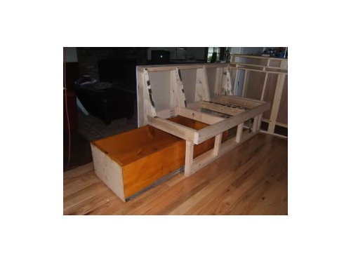 DIY Banquette with Coffin Drawer - Pics | Houzz Forum