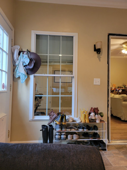 What's an attractive sun room storage solution?