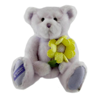 Boyds Bears Plush Violet and Petals Fabric Exclusive Bear of the Month ...