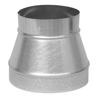 Imperial GV1353 Galvanized Taper Reducer, 24 Gauge, 8" x 10", 8" x 10 ...