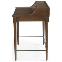 Moreau Writing Desk-Dark Toasted Oak - Midcentury - Desks And Hutches ...