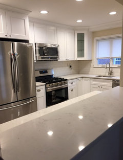 Has anyone used Calcutta Grey quartz by QuartzMaster for countertops?
