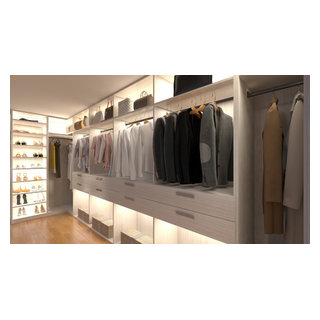 walking closets done by Hoboken Closets - Modern - Closet - New York ...