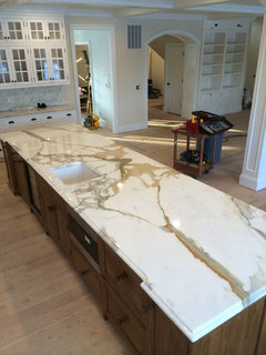 Waterfall Quartz Countertop