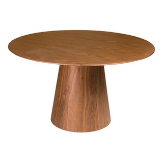 The Garrett Dining Table, 53", Contemporary, Round - Transitional ...