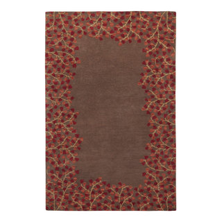 Athena Area Rug, 4' Square - Contemporary - Area Rugs - by Hauteloom ...
