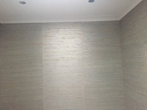 Do the seems on this grasscloth wallpaper by pacific designs look off?