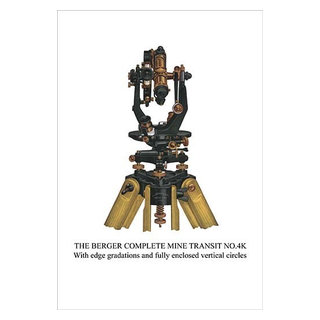 The Berger Complete Mine Transit No. 4K, 20" x 30" - Traditional ...