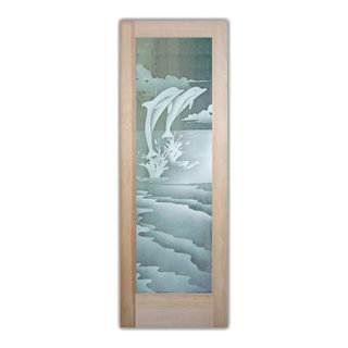Front Door - Dolphins Leaping - Fiberglass Smooth - 30" x 80" - Book ...