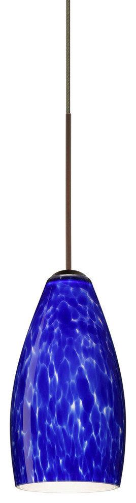 Karli 1 Light Pendant Lighting, Bronze - Contemporary - Pendant ...