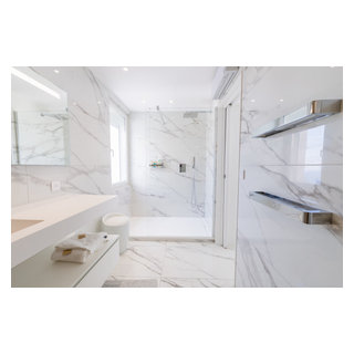 La salle de bain en marbre luxueuse et élégante - Classique Chic - Salle de Bain - Marseille ...