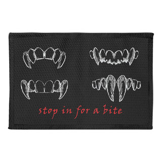 Stop In For A Bite Fangs Area Rug - Contemporary - Area Rugs - by ...