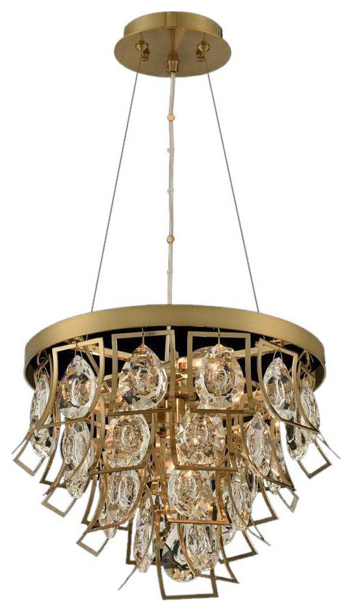 Art Deco Carmella Adjustable Pendant, 4-Light, Adjustable ...