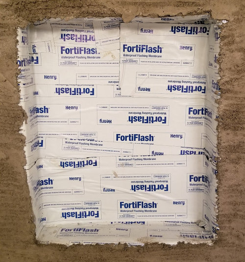 Waterproof shower niche - Henry FortiFlash tape?